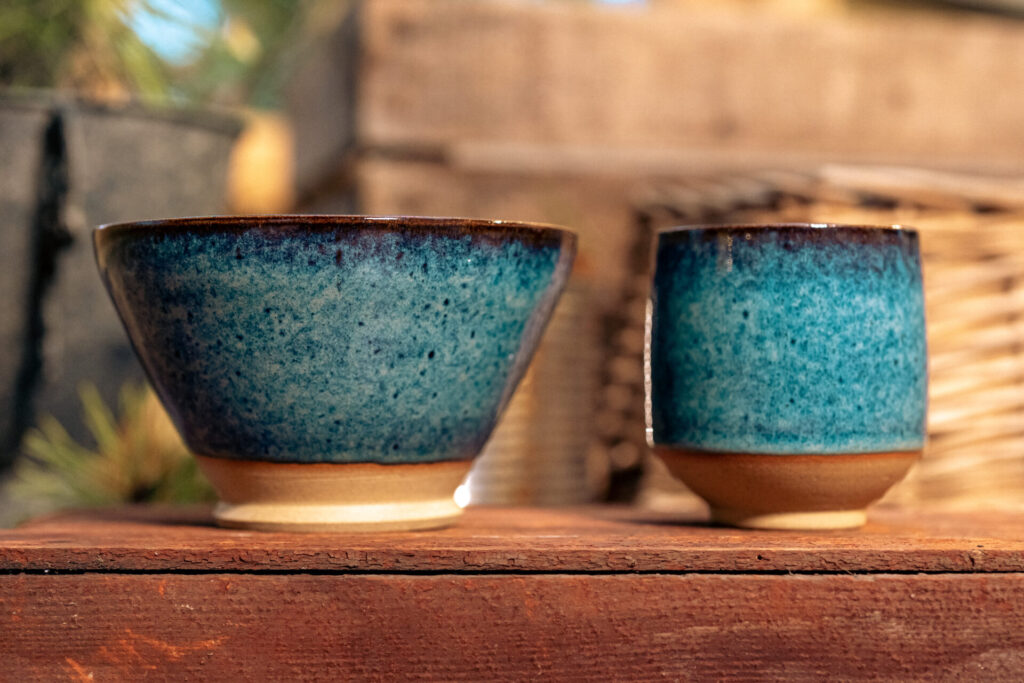 Buy Ceramic Tableware - Rutile Blue Selection - Architectural Plants