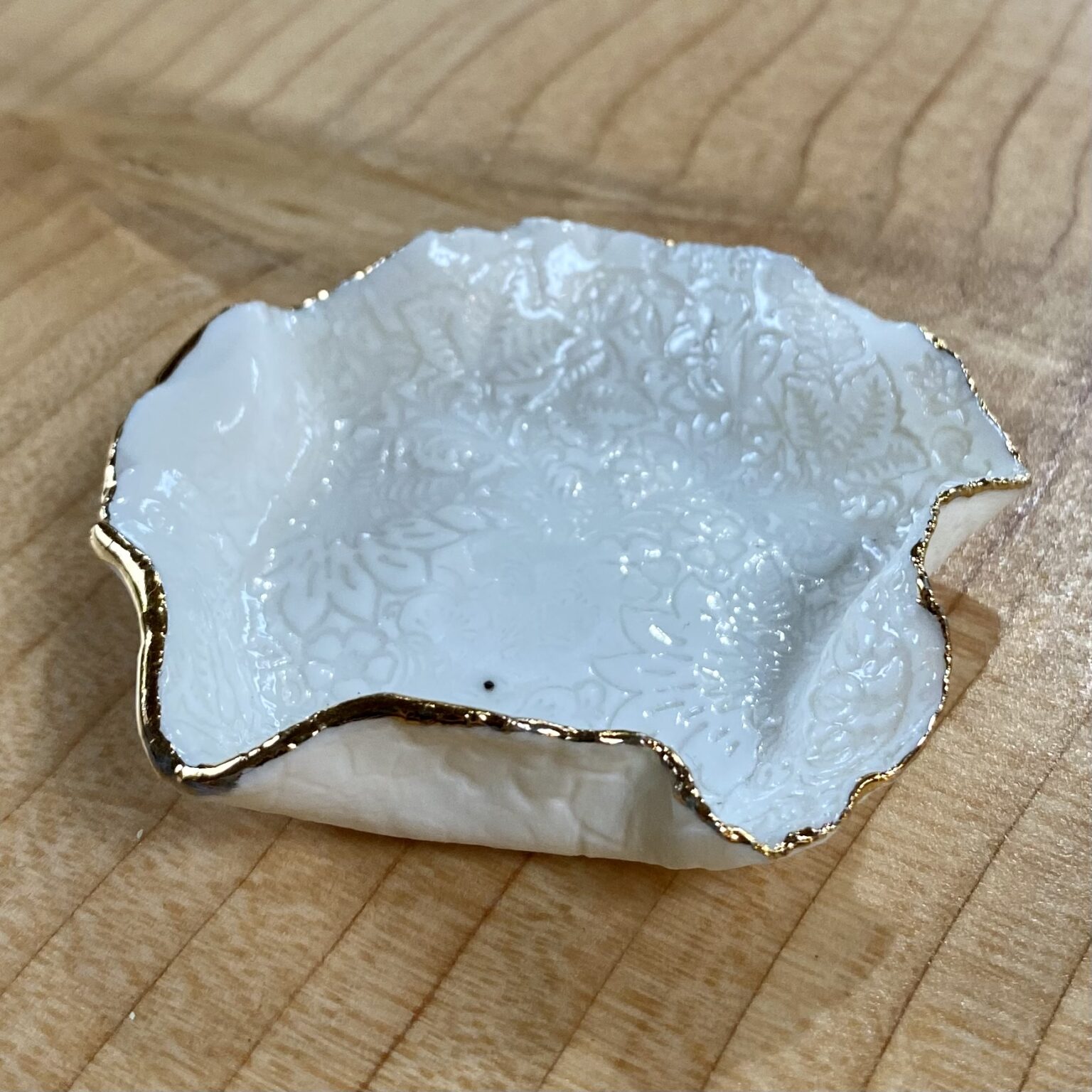 Buy Porcelain Trinket Dish - Architectural Plants