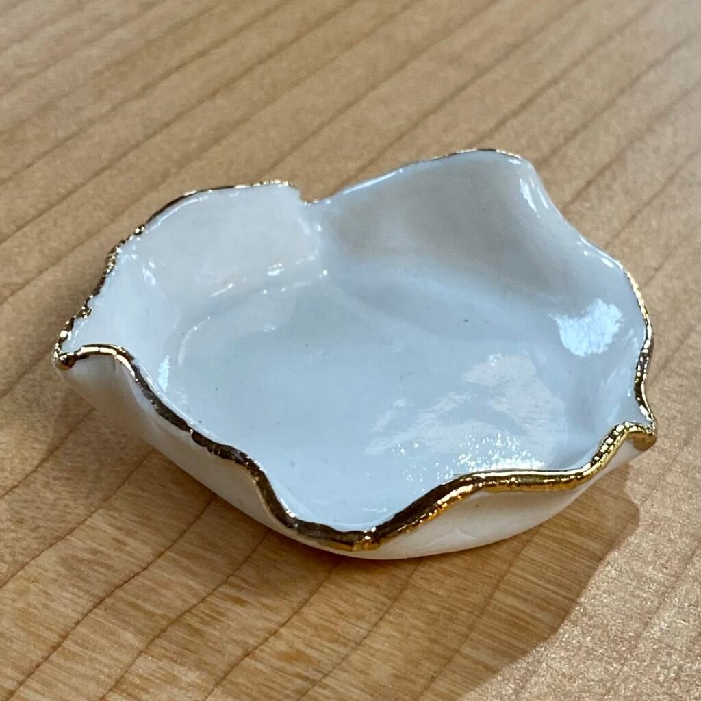 Buy Porcelain Trinket Dish - Architectural Plants