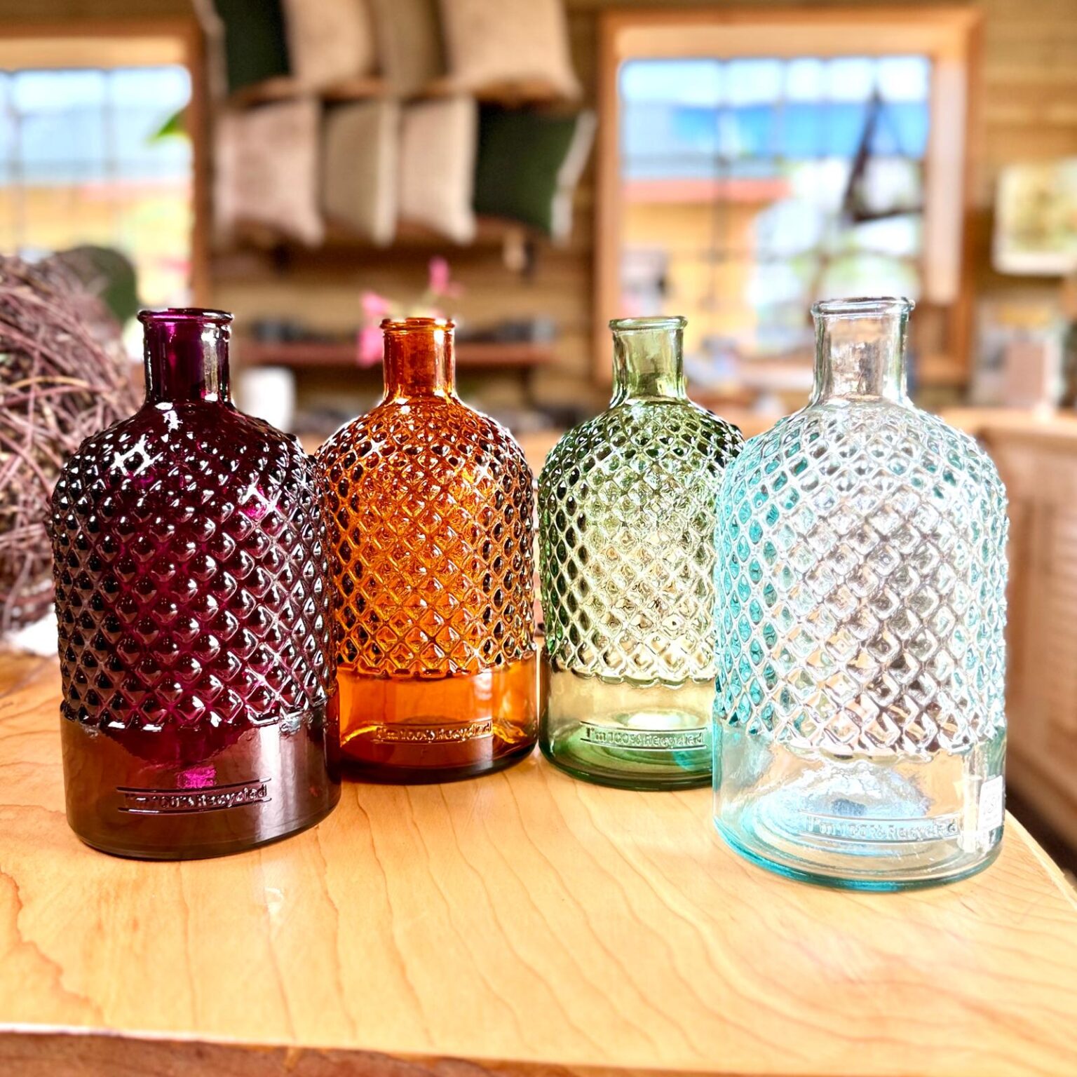 Buy Diamond Bottle Vase - Architectural Plants